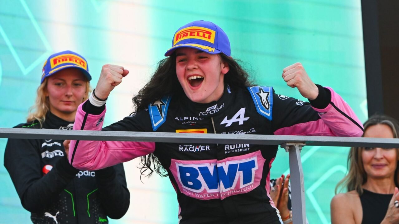 F1 Academy: Abbi Pulling becomes 2024 champion in Qatar as Dorianne Pin ...