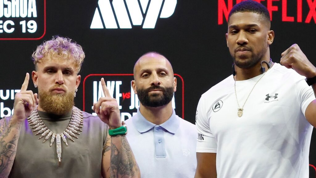 Jake Paul vs Anthony Joshua: YouTuber vows AJ knockout and targets ...